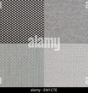Set of grey vinyl samples, texture background Stock Photo - Alamy