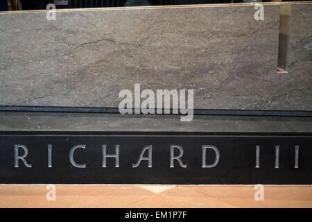 Reinterment Tomb of King Richard III at Leicester Cathedral, the last ...
