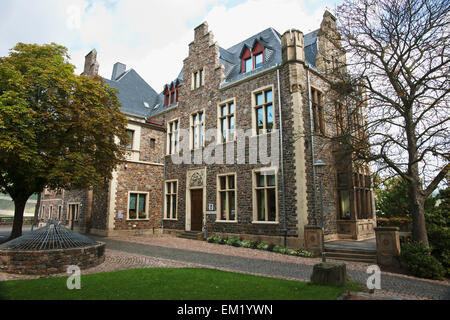 City of Bingen, upper middle Rhine valley, Germany, Klopp castle Stock ...