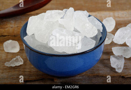 rock sugar in bowl Stock Photo - Alamy