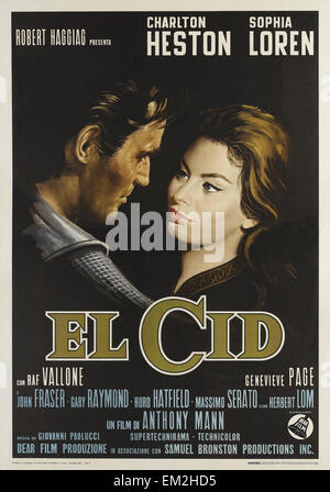 El Cid - Movie Poster Stock Photo - Alamy