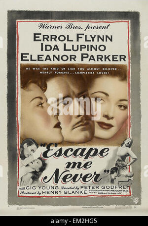 Escape Me Never- 1947 - Movie Poster Stock Photo - Alamy