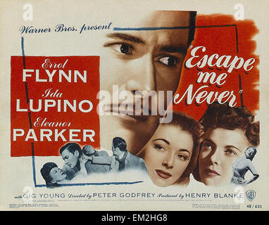 Escape Me Never (1947) - Movie Poster Stock Photo - Alamy