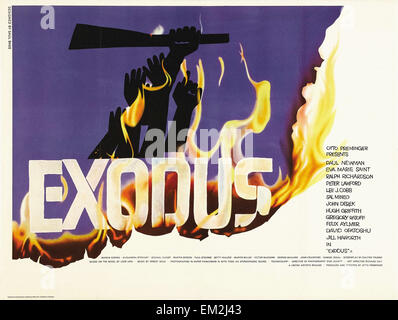Exodus - Movie Poster Stock Photo - Alamy