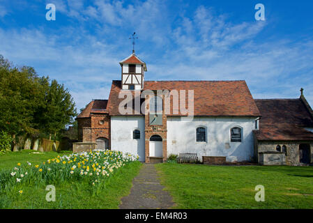 St Bartholomew's Church and Benthall Hall, a National Trust property ...