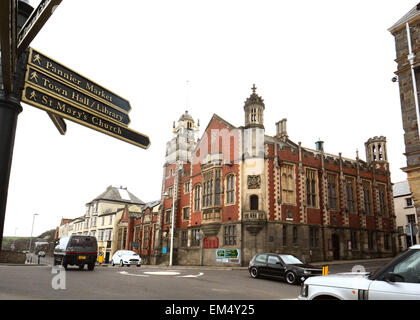 Bideford Town Hall, Bridge Street, Bideford North Devon England Stock ...
