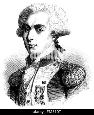 Gilbert du Motier, Marquis de Lafayette (1757-1834), French Aristocrat ...