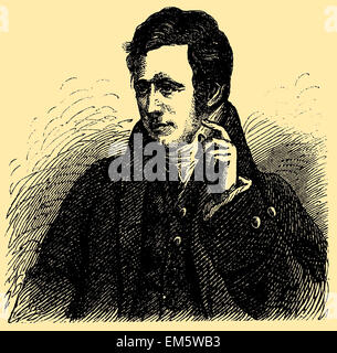 Humphry Davy (1778-1829) British chemist, 1800. Inventor of safety lamp ...