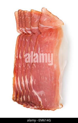 Raw sliced bacon ready for cooking on wood background Stock Photo - Alamy