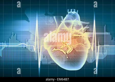 Human heart beats Stock Photo - Alamy