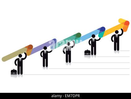 Balance sheet, analysis, financial, growth, graph concept. Hand drawn ...