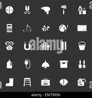 DIY icons on gray background, stock vector Stock Vector Image & Art - Alamy