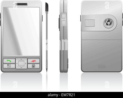 Realistic illustration of pda - vector Stock Vector Image & Art - Alamy