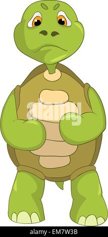 A cartoon turtle with an unhappy expression Stock Vector Image & Art ...