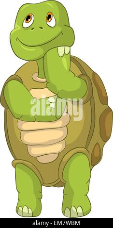 Funny Turtle. Confusion Stock Vector Image & Art - Alamy