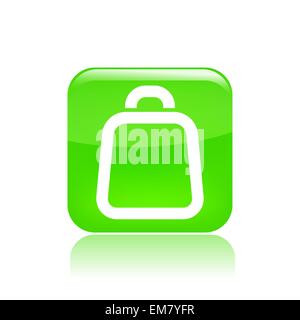 Vector illustration of single isolated bag icon Stock Vector Image ...