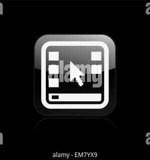 Vector illustration of single isolated desktop icon Stock Vector Image ...