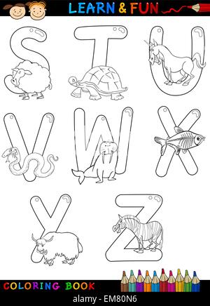 X-Ray Fish Alphabet ABC Coloring Page X Stock Vector Image & Art - Alamy