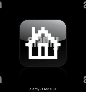 Vector illustration of pixel pc icon Stock Vector Image & Art - Alamy