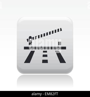 Vector illustration of single isolated barrier icon Stock Vector Image ...