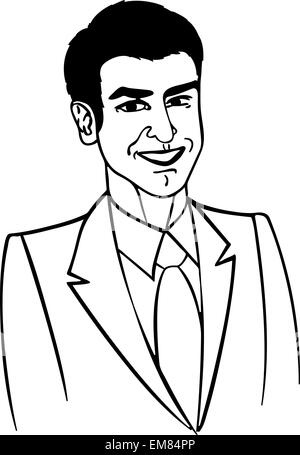 Vintage art illustration design of man wearing gas mask Stock Vector ...