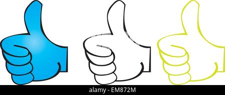 good hands cartoons isolated over white background vector Stock Vector ...