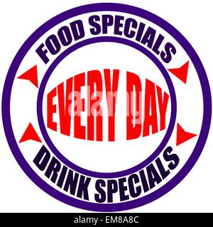 Every day food, illustration, vector on a white background Stock Vector ...