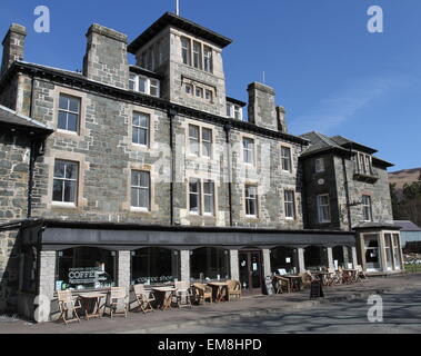 The Drummond Hotel in St Fillans on the shore of Loch Earn in Scotland ...
