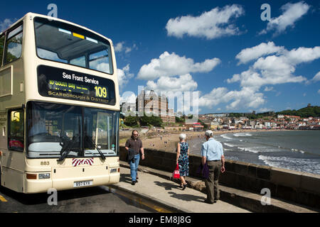 Seaside Service open top bus Route 68 service running along the ...