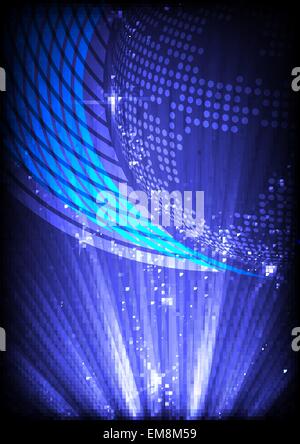 Neon Icon. Vector planet Earth icon with hand. Flat planet Earth icon ...