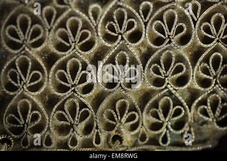 Great Moravian silver kaptorga (early medieval container for amulets ...