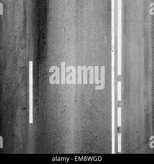 Structure of the asphalt, road marking. Close-up of animated road for ...