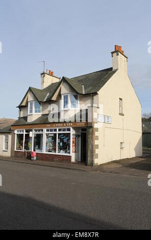 Butcher Newtyle Angus Scotland April 2015 Stock Photo - Alamy
