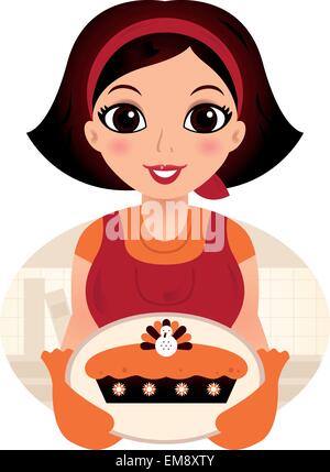 woman food cartoon Stock Vector Image & Art - Alamy