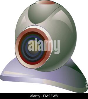 Webcam chat technology device vector illustration graphic design Stock ...