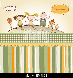 Best friends concept. Hand drawn isolated vector Stock Vector Image ...