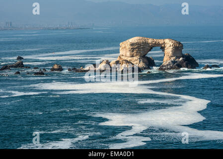 La Portada rock formation and coastline, Antofagasta, Chile, South ...