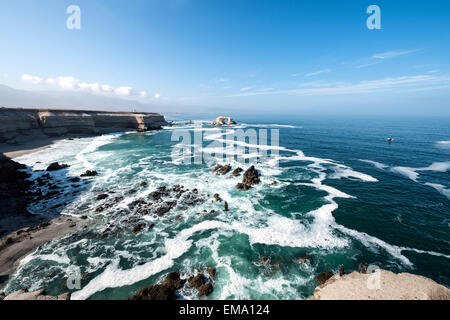 Chile, Antofagasta, La Portada rock formation Stock Photo - Alamy