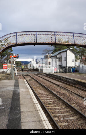 Kingussie Railway Station Stock Photo - Alamy