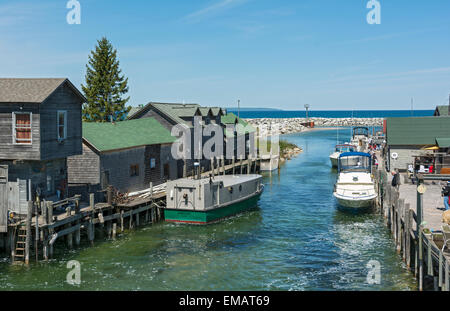 Michigan, Leelanau County, Leland Historic District aka Fishtown ...