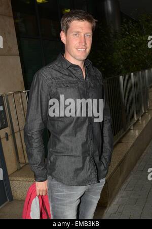 Retired Irish rugby international Ronan O'Gara at Today FM's Ray Darcy ...