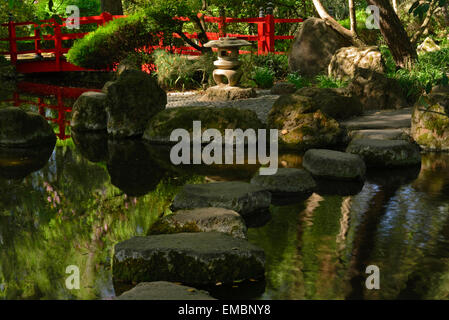 Japanese Garden in Micke Grove Regional Park, Lodi, California Stock ...