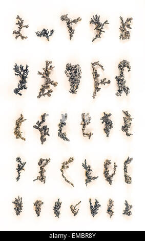 Native copper (Cu) specimen isolated on white background Stock Photo ...