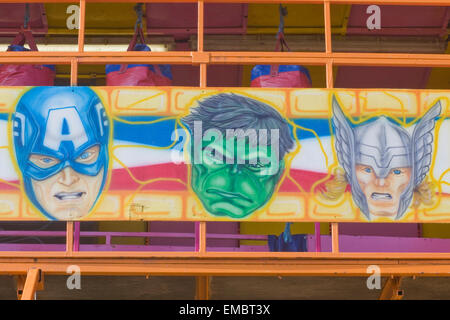 The Avengers fairground ride Stock Photo - Alamy