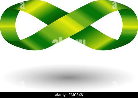 infinity symbol green light - color tint glow with transparency eps 10 ...