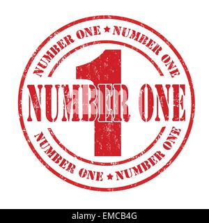 Number one quality grunge rubber stamp on white background, vector ...