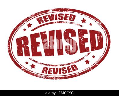Revised Rubber Stamp Seal Vector Stock Vector Image & Art - Alamy