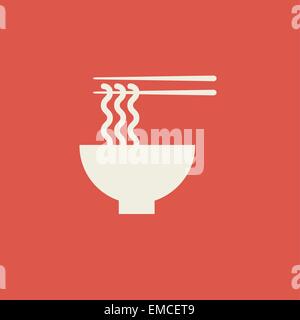 Pasta Simple vector icon. Illustration symbol design template for web ...