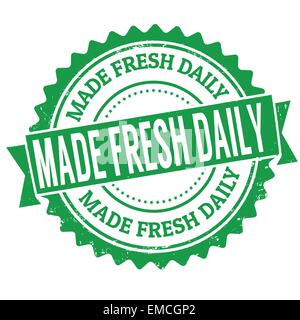 made fresh daily stamp. sign. seal Stock Vector Image & Art - Alamy