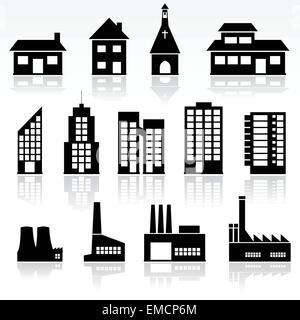 vector set of various buildings Stock Vector Image & Art - Alamy
